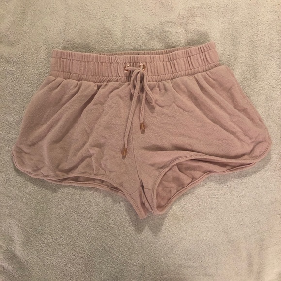 Shorts | Pink Shorts With Rose Gold Detail Size M | Poshmark